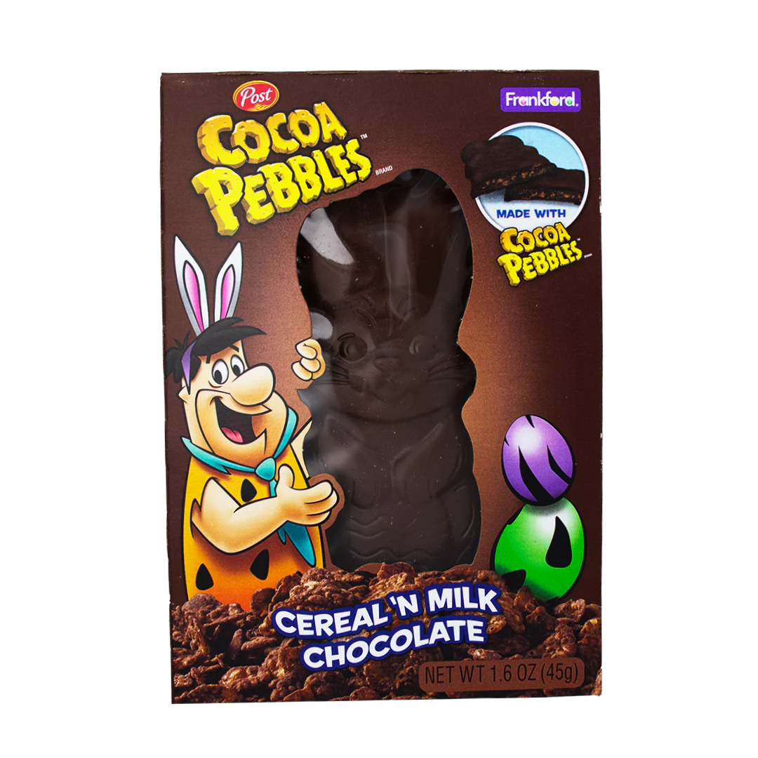 Cocoa Pebbles Milk Chocolate Easter Bunny 1.6oz | Stranger Danger Candy Co.